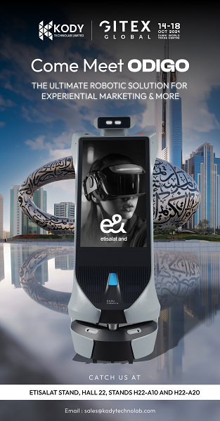 Kody Technolab's Patented Odigo Robot to Feature at GITEX 2024 at e ...